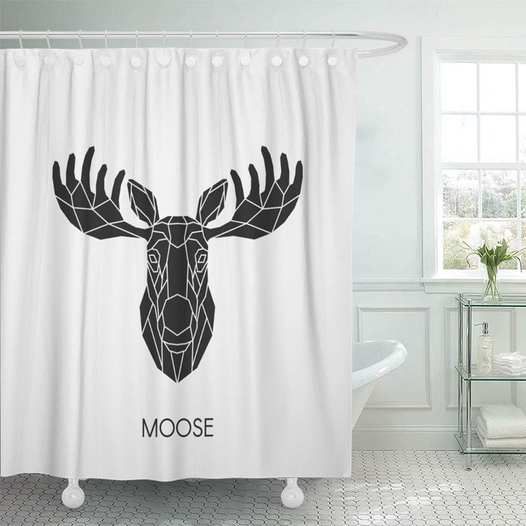 Geometric Moose Head