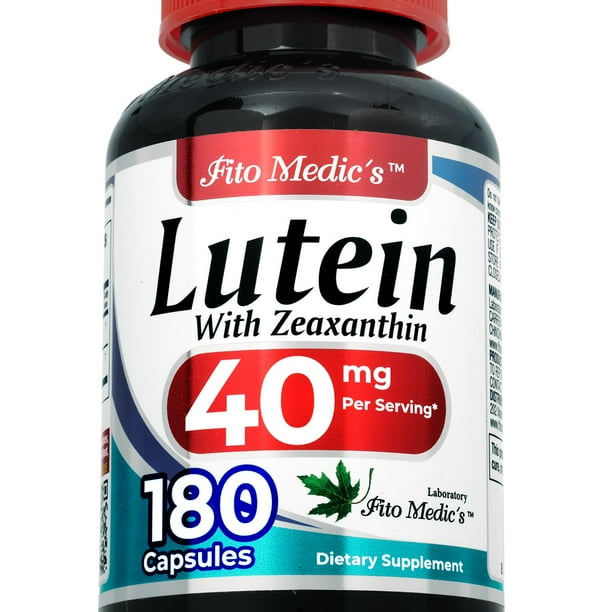 Suplementos FITO MEDIC'S Lab Lutein 40 mg con zeaxantina 180 cápsulas | Walmart en línea