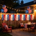 79in Americans Independence Day Ribbons Plastic Tricolor Ribbons ...