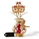Matashi Crystal Decorative 24K Gold Plated Crystal Studded Flower ...