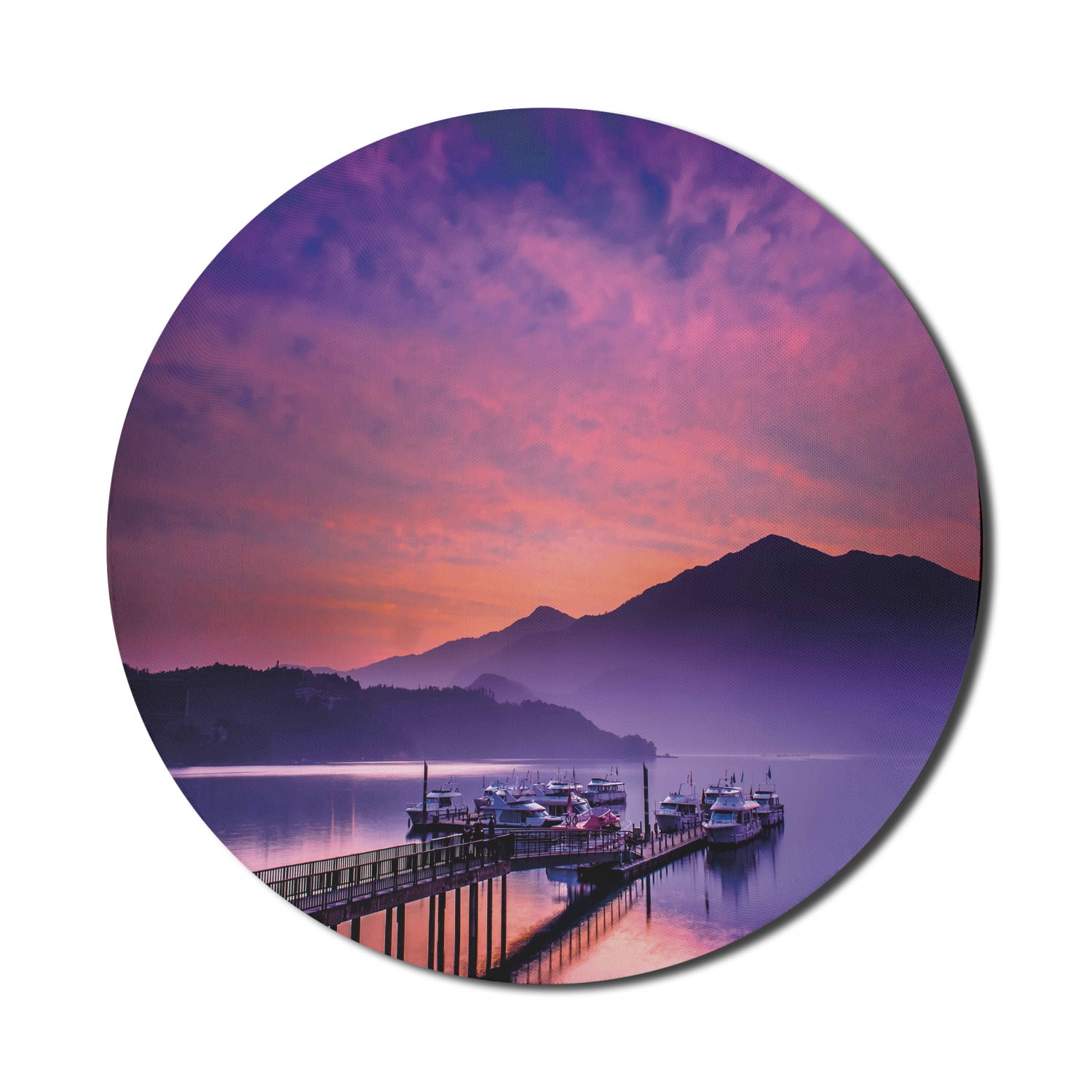 Landscape Mouse Pad for Computers, Seashore in Nantou Taiwan Majestic ...