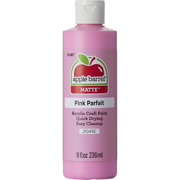 Apple Barrel Acrylic Craft Paint, Matte Finish, Pink Parfait, 8 fl oz ...