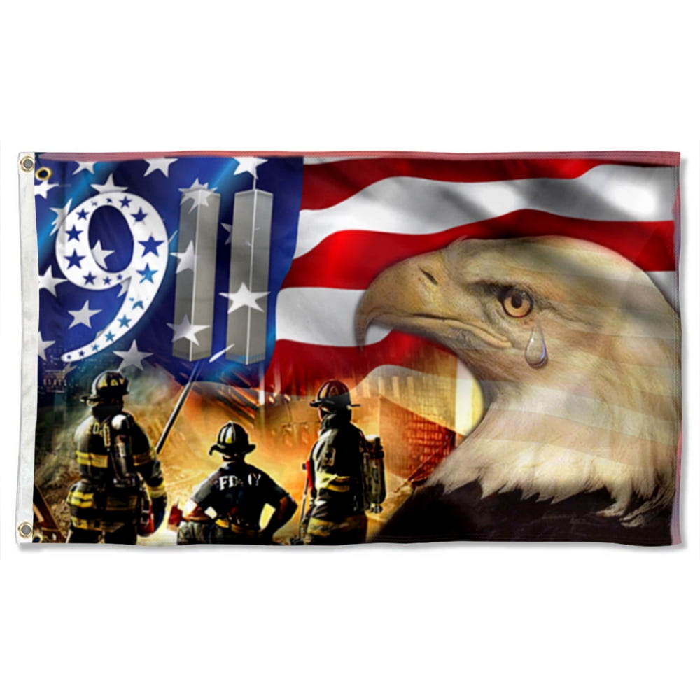 Cayyon 911 Patriot Day Grommet Flag September 11 Attacks Never Forget ...