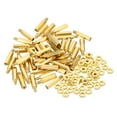 Uxcell 10mm+3mm M2 Standoff Screws 100 Pack Brass Hex Standoffs Nuts ...
