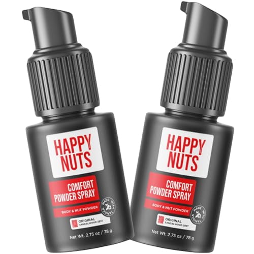 Happy Nuts Comfort Powder Spray: Anti Chafing & Mens Deodorant ...