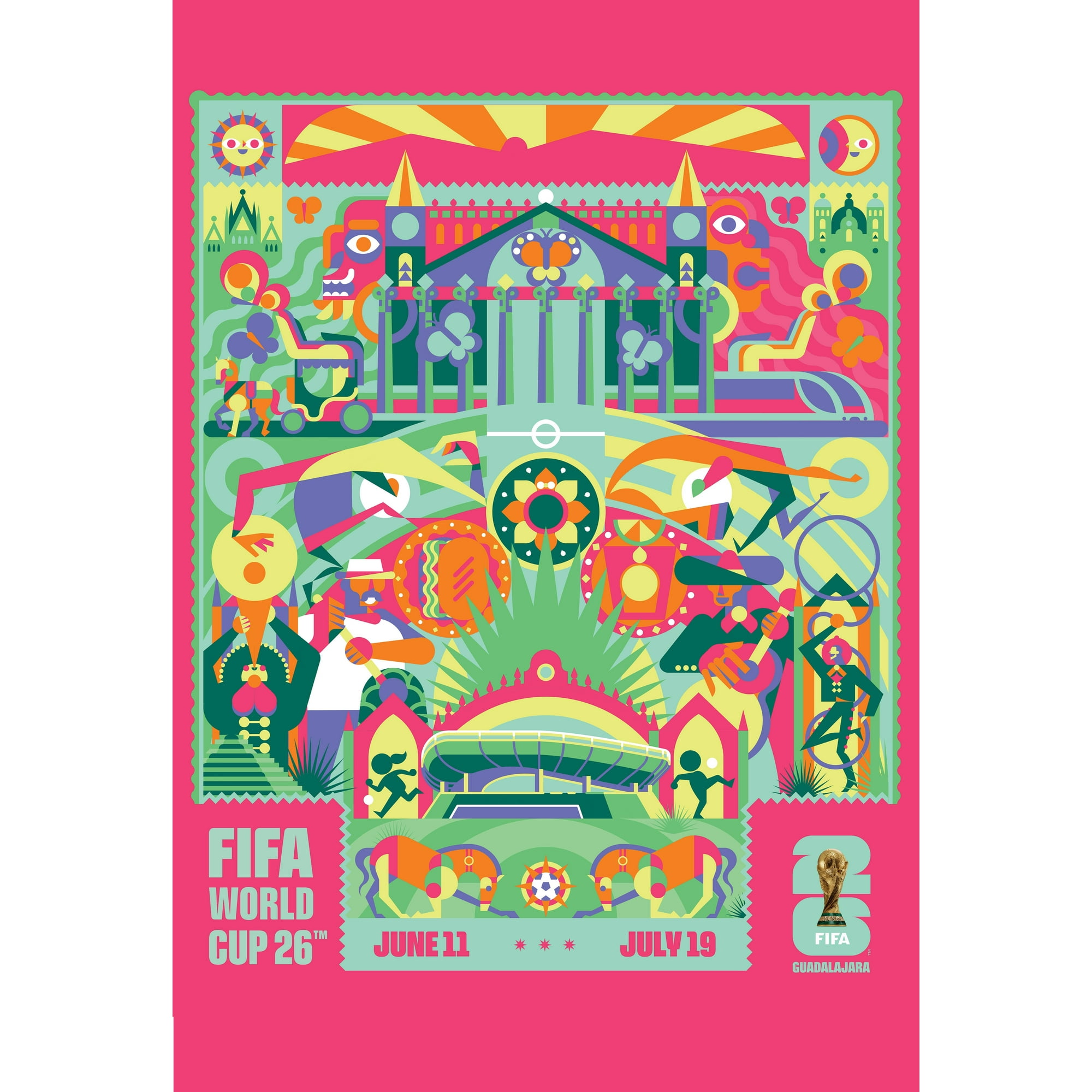 Click here for Movie Poster Warehouse Fifa World Cup 2026 - Guada... prices