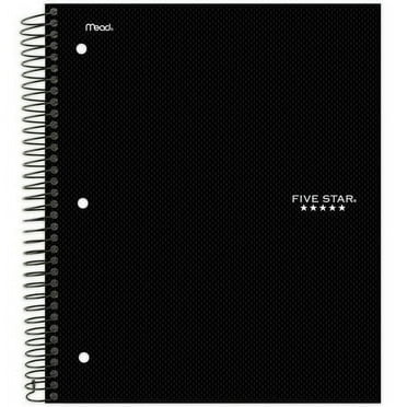 Five Star Wireless Notebook, 1 Subject, College Ruled,Assorted (09294 ...