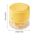 Orangide Portable Sealed Ice Maker with Lid, Press Type Ice Block Tray ...