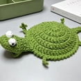 Animal Crochet Coasters – Funny Handmade Woven Cup Mats, Heat ...