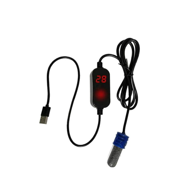 letairis Small Fish Tank Heater Temperature Adjustable with Built in ...