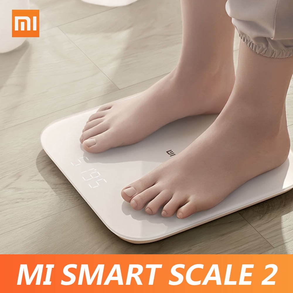 Lifcasual Mi Smart Scale 2 Bt 5.0 Body Balance Test App Monitor Hidden Led Display Digital Fitness Scale