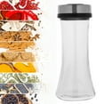 Hemoton Stainless Steel Glass Spice Dispenser Sugar Shaker Pepper ...