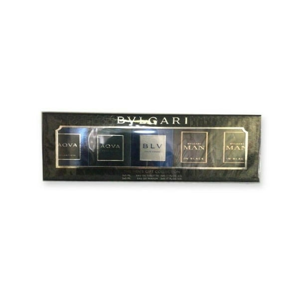 Bvlgari Mini Cologne Gift Set for Men, 5 Pieces - Walmart.com