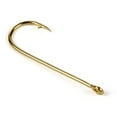 Ozark Trail Gold Aberdeen Light Wire Fishing Hooks Size 6 - 15 Pack ...