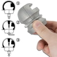 Yiyasu, Trailer Coupling Lock, 46*64mm, Silver Zinc Alloy - Walmart.com