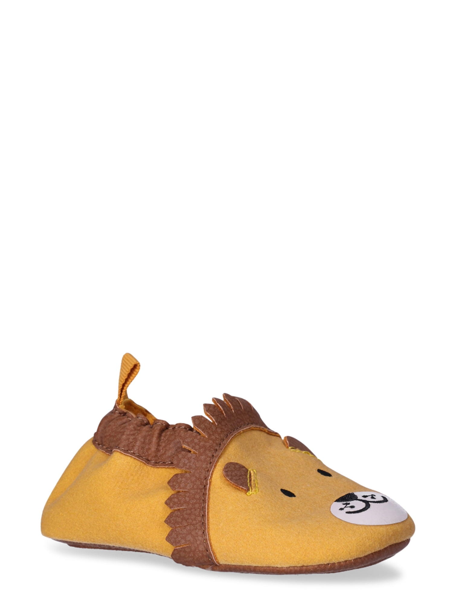 Wonder Nation Baby Boys Forest Animal Lion Slippers, Sizes 2-6 ...