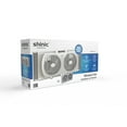 Shinic 9" 3-Speed Twin Window Fan with Removable Bug Screen,Fully ...