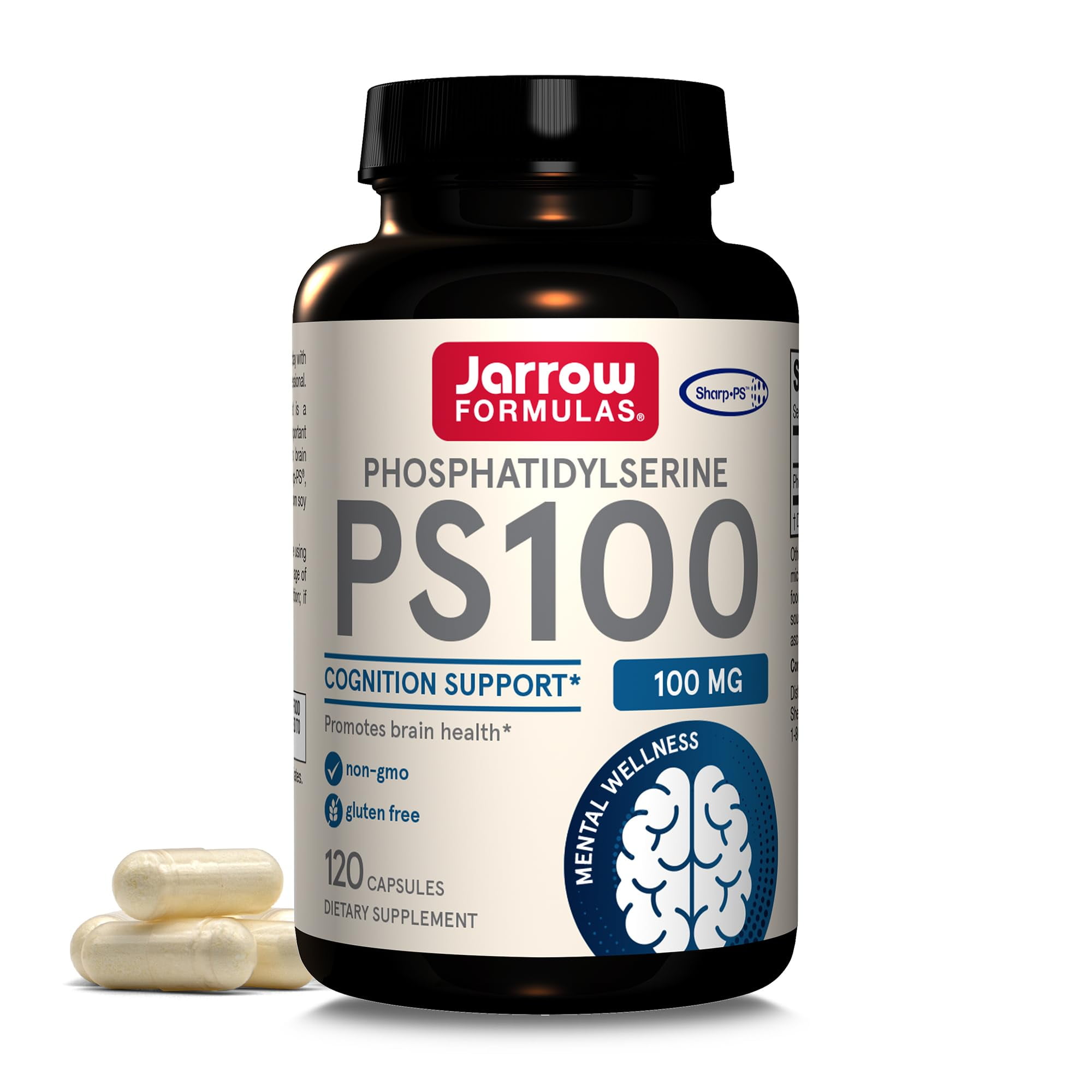 Suplemento dietético Jarrow Formulas PS100 Fosfatidilserina | Bodega ...