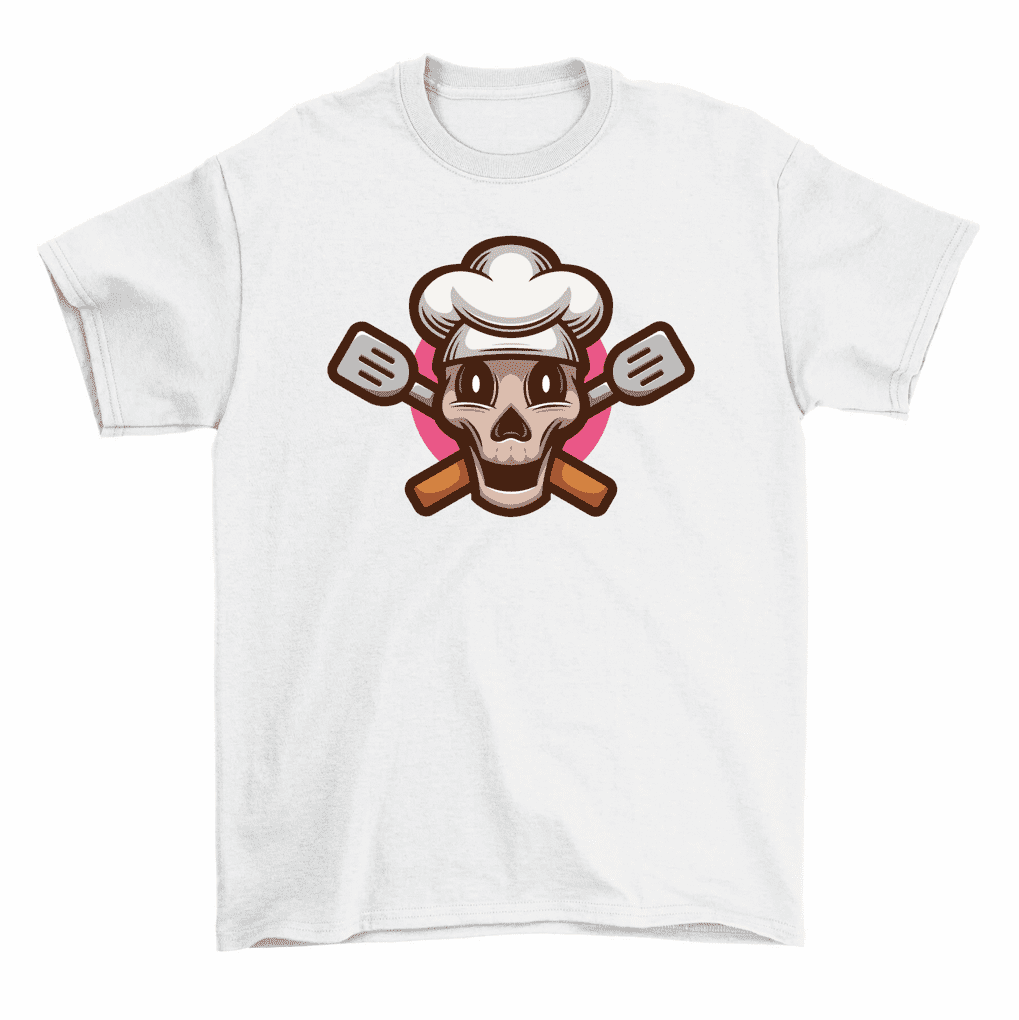 Chef Skull Cooking Master Culinary Gift T-Shirt Men Women - Walmart.com