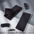 2Pcs PU Leather Car Door Handle Covers Door Handle Scratch Cover Guard ...
