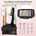 Dance Bag with Garment Rack, 28" Dance Costumes Rolling Garment Bags ...