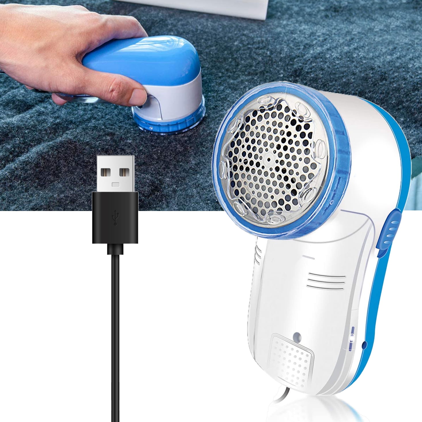 Electric USB Fabric Shaver Lint Remover Trimmer Roller Efficiently ...