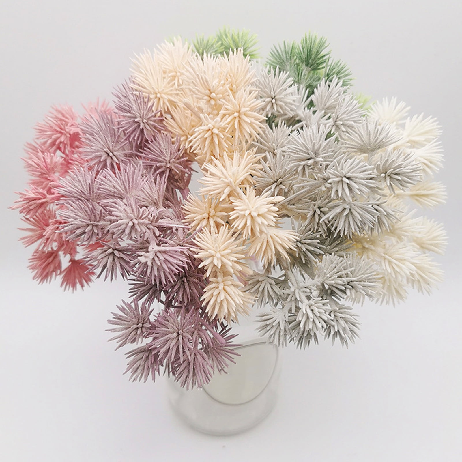 wirlsweal 6Pcs Fake Flower Realistic No Withering Flower Arrangement ...
