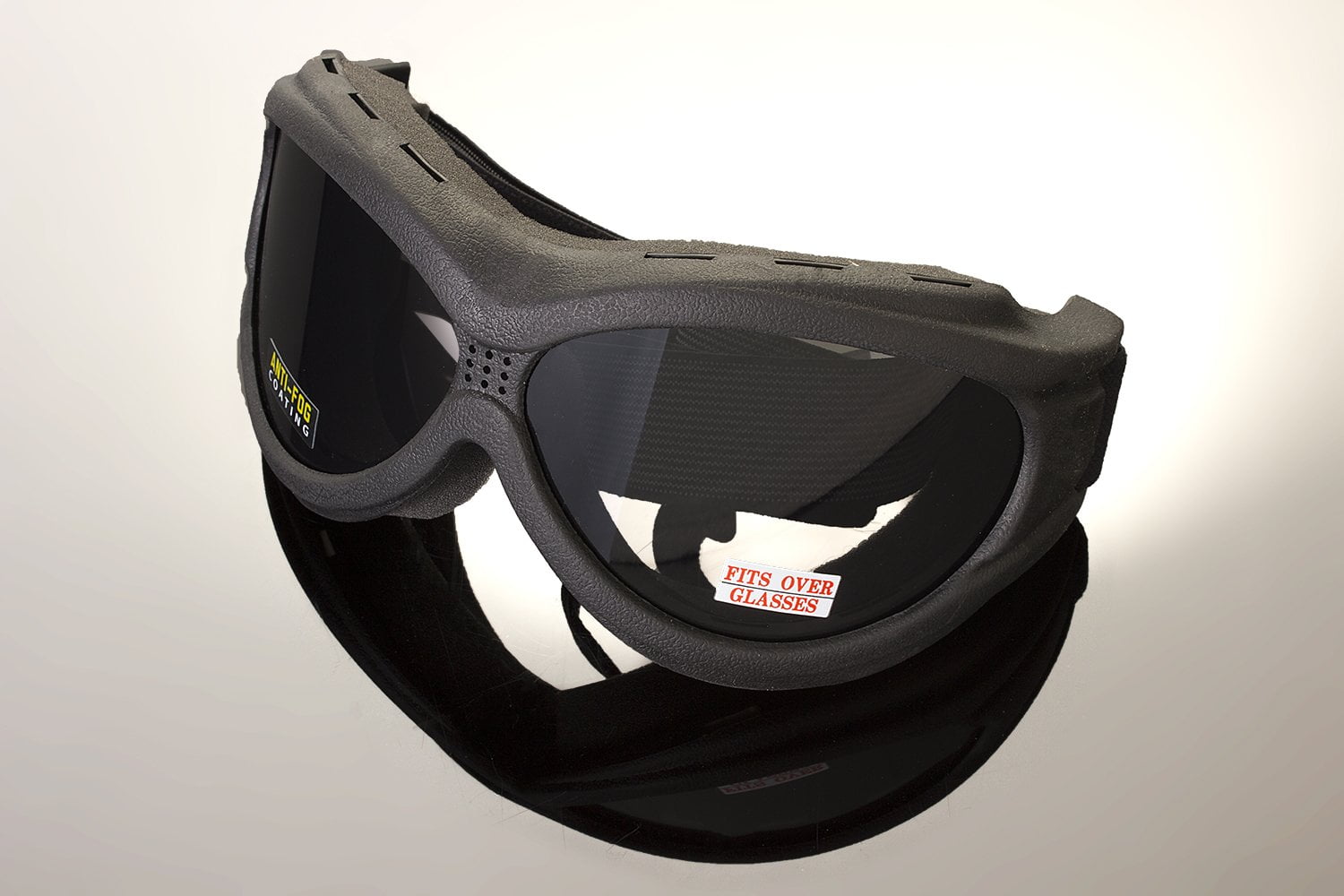 Big Ben SMOKE Goggles Motorcycle Biker over glasses Anti-Fog Lenses ...
