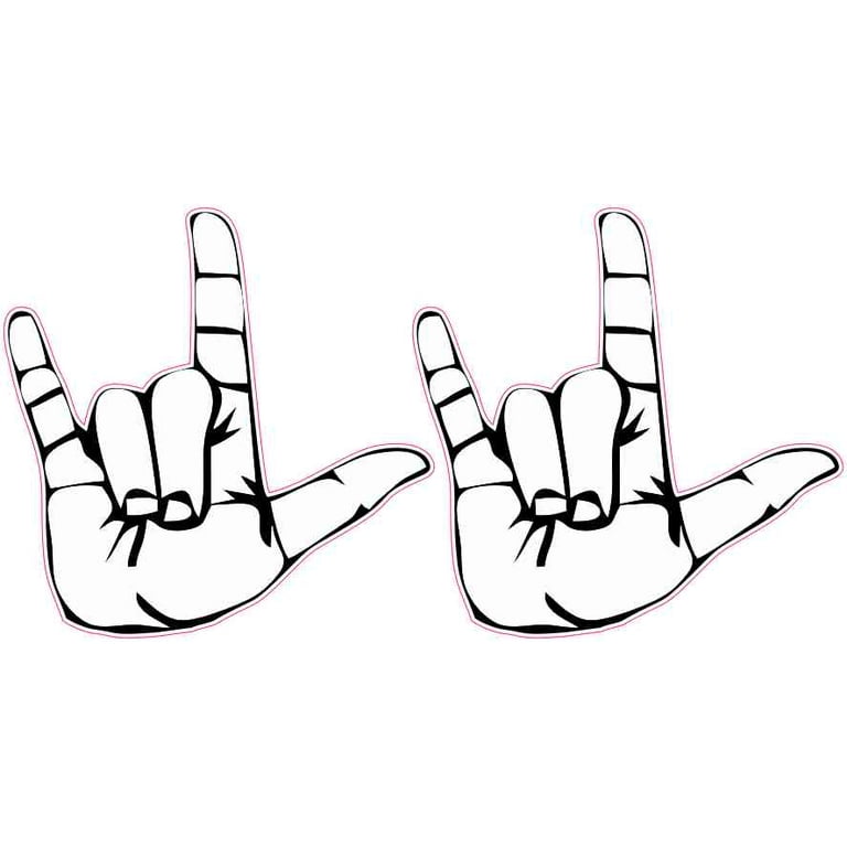 Asl I Love You Black And White