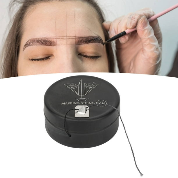Brow Mapping String,20M Eyebrow Microblading String Microblading Eyebrow Marker String ...