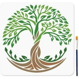 Flower Vase Stencil Wildflowers Painting Stencils 11.8x11.8inch Floral ...