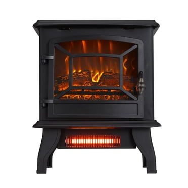 Ktaxon 1400W Small Electric Fireplace, Indoor Free Standing Stove ...