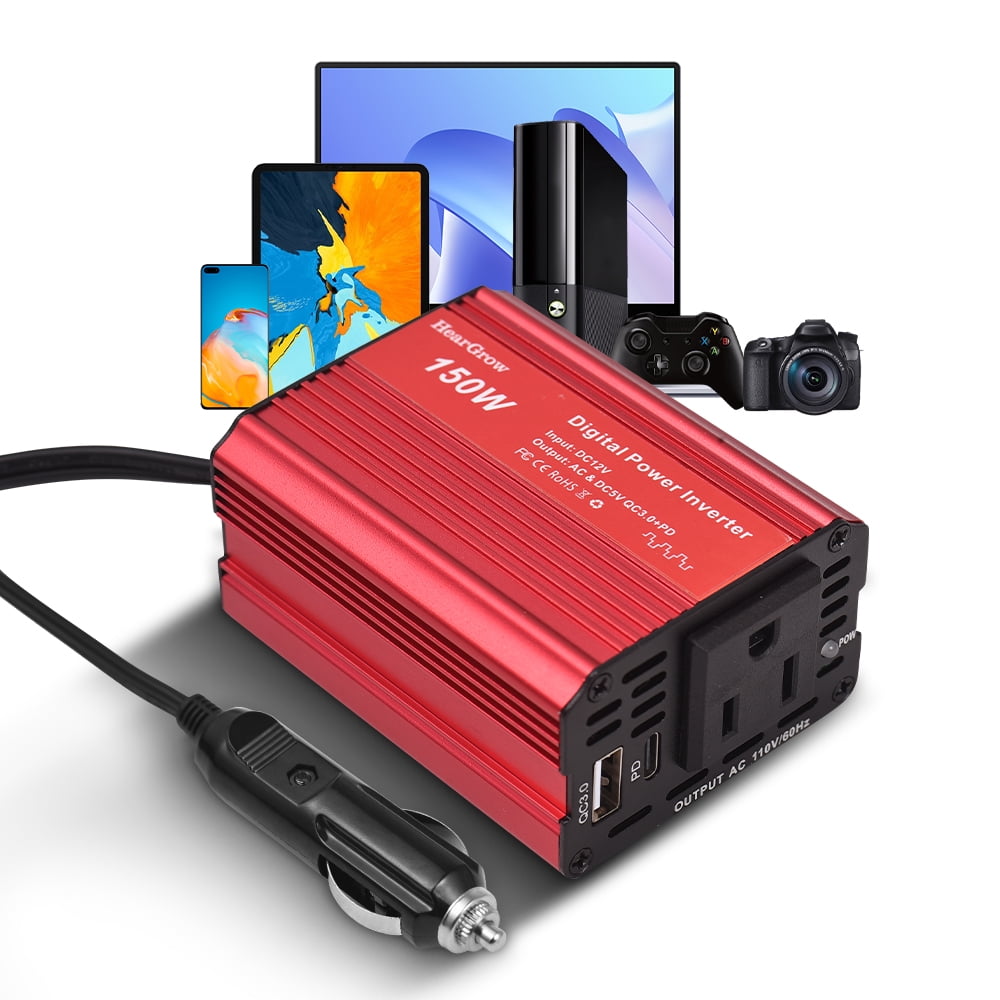 Click here for Ikayaa 150w Power Inverter 12v To 110v Ac Car Plug... prices