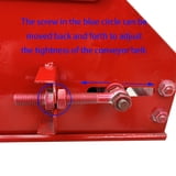 6 Blades Hay Crusher Shredder Pulverizer Chaff Cutter Straw Breaker for ...