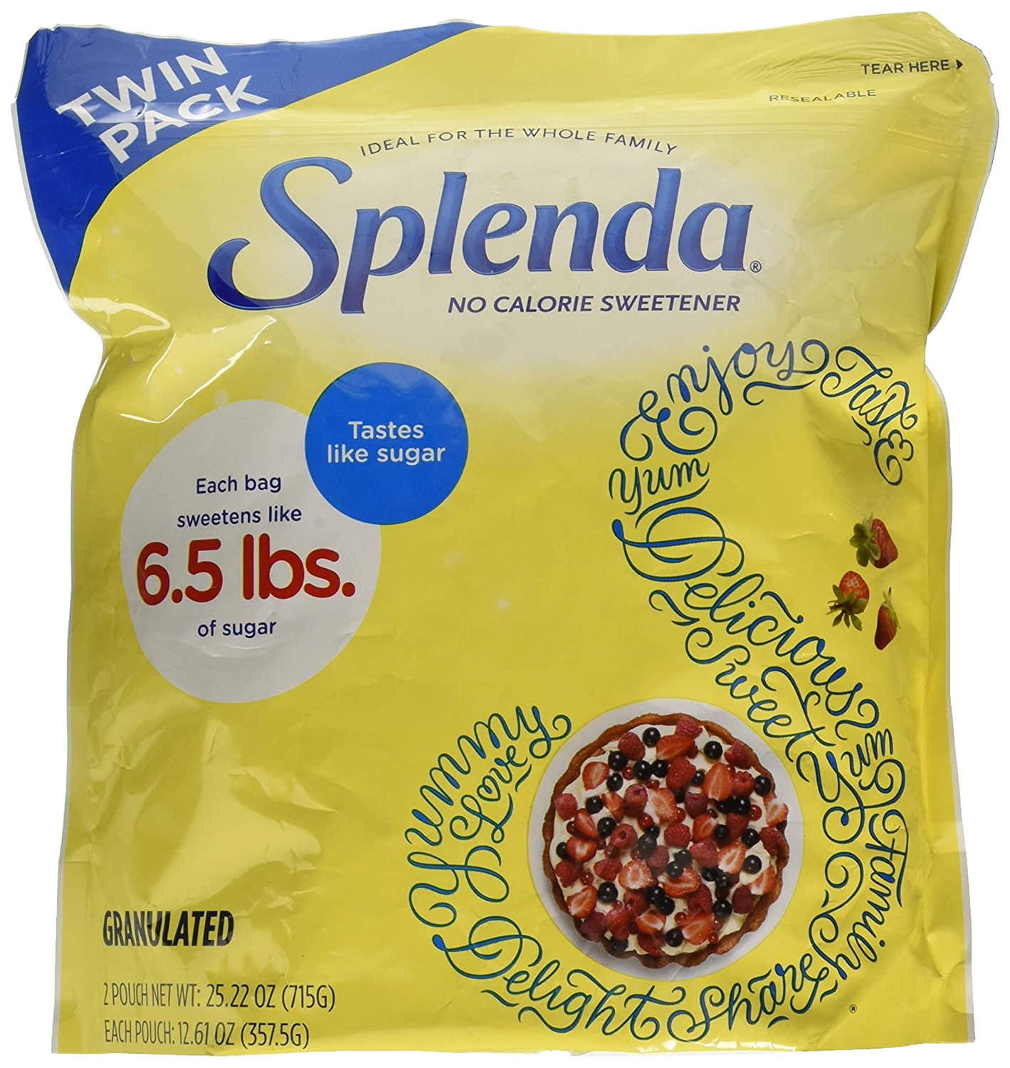 Splenda Twin Pack Granulated No Calorie Sweetener 2.0 ea - Walmart.com