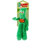 Multipet Original Soft Squeaky Gumby Plush Dog Toy, 9", Green - Walmart.com