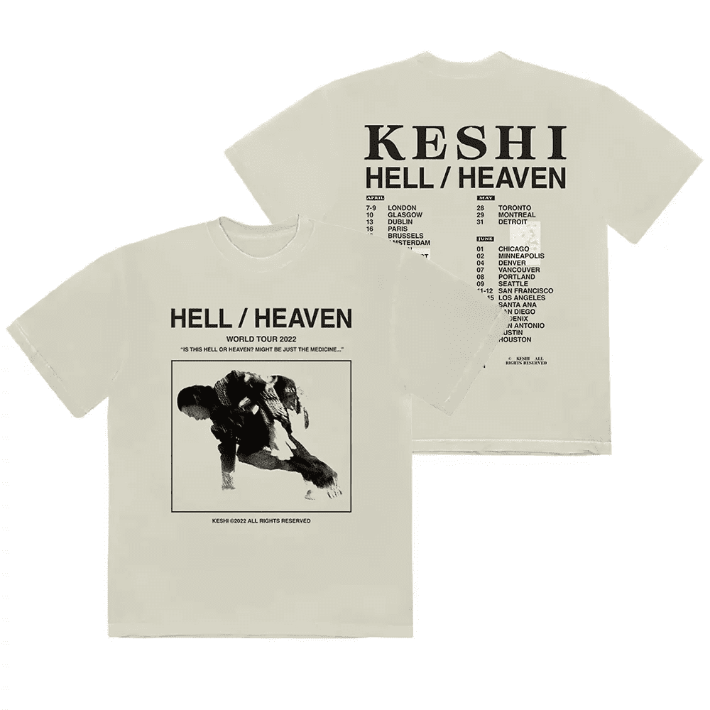 Keshi The Hell Heaven Tour Streetwear Men Women Fashion Oversized Short ...