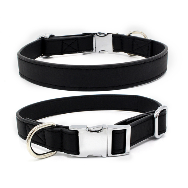 Dog collar for small and medium sized dogs with adjustable classic dog ...
