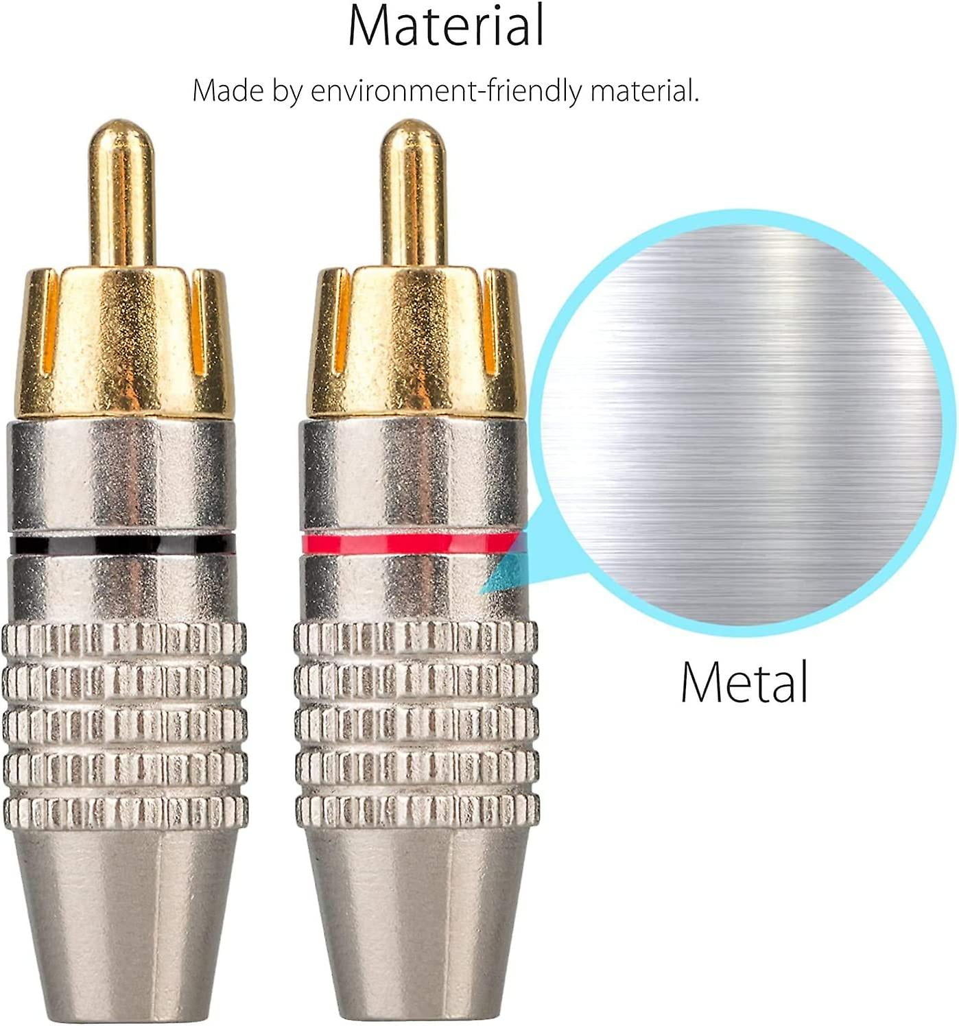 Conector macho Rca, Conectores de audio y video Rca, Conector de audio ...