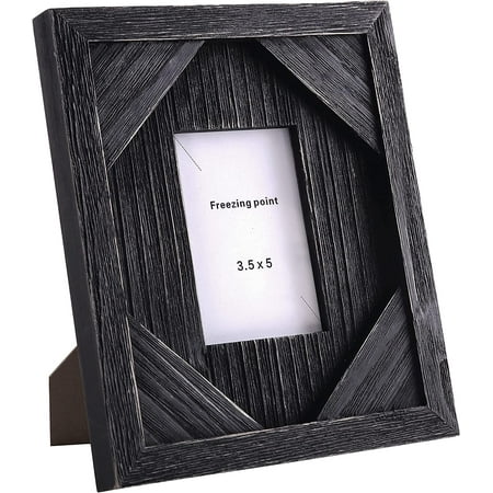 AmPm Rustic Photo Frame 4 inch by 6 inch Rustic Wood Frame Distressed ...