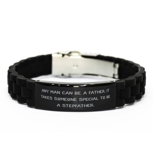 amangny Cute Stepfather Black Glidelock Clasp Bracelet, Any Man Can Be ...