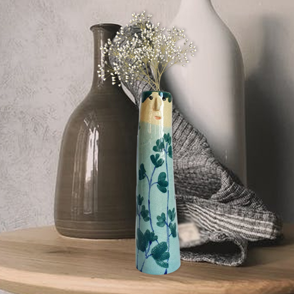 Spring Family Bud Vases, Bohemian Family Resin Vase, Cute Character ...