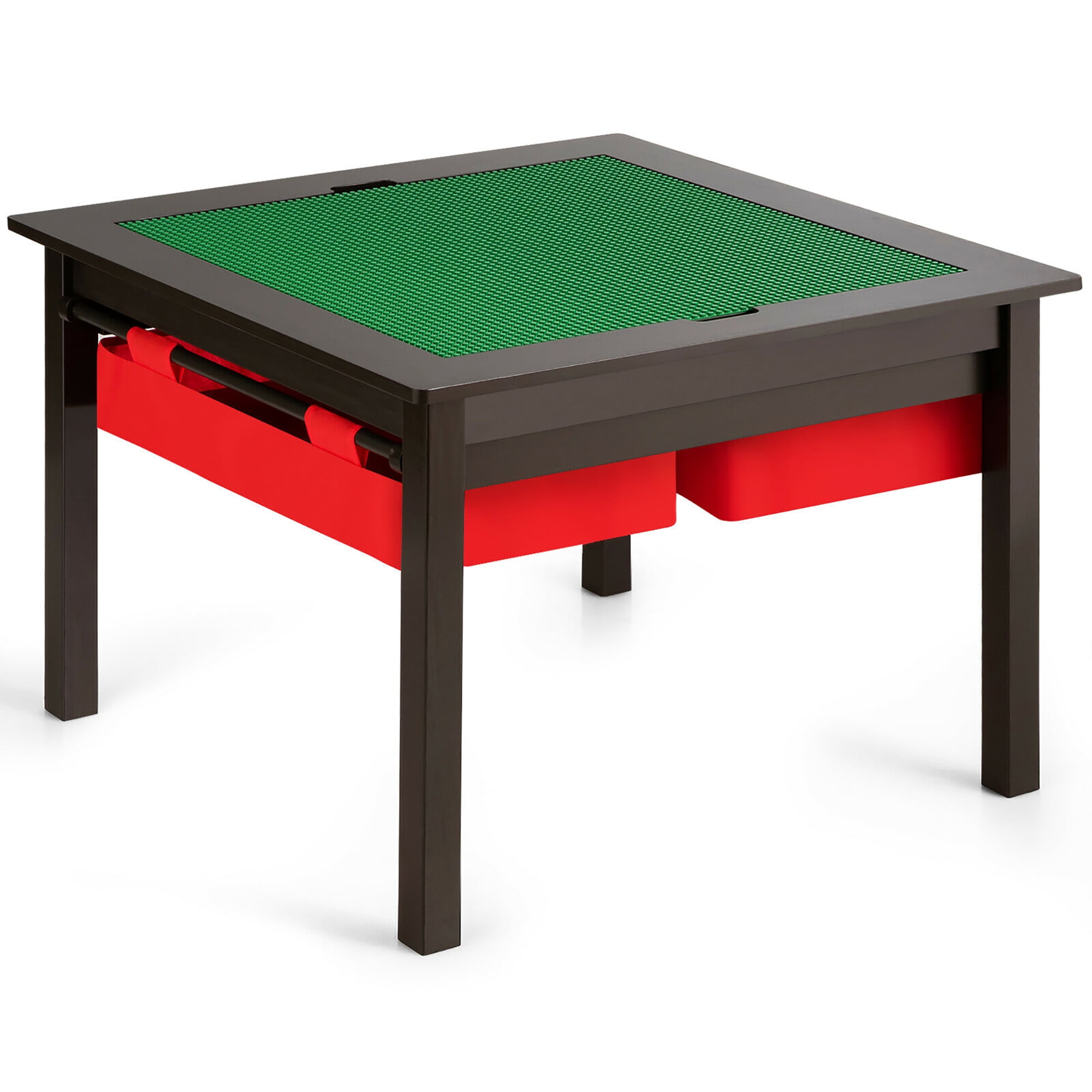 Buy Costway 5-in-1 Kids Activity Play Table Building Block Table W ...