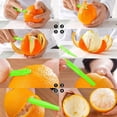 DwellJoy Orange Peeler Tool, Fruit and Vegetable Peeler Cutter for ...