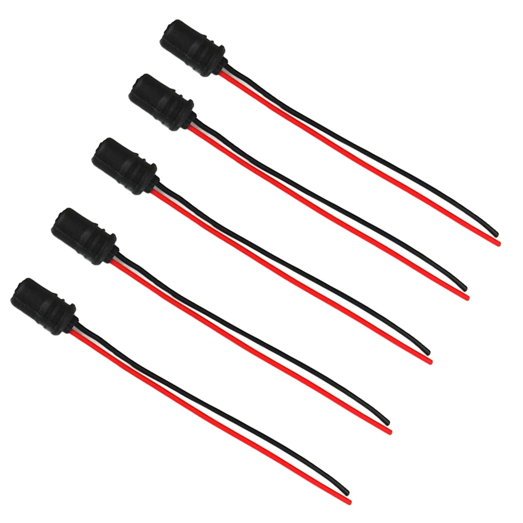 Justhard 5 Pieces LED Bulbs Pre-wired Harness Connector Dashboard ...
