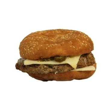 Fast Bites Cheeseburger With Bun, 4.6 Ounce -- 30 per case - Walmart.com