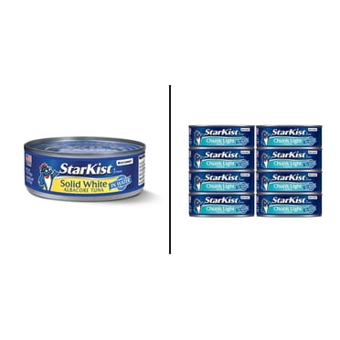 Starkist Chunk Light Tuna in Water, 5 Ounce Can, Pack of 12 - Walmart.com