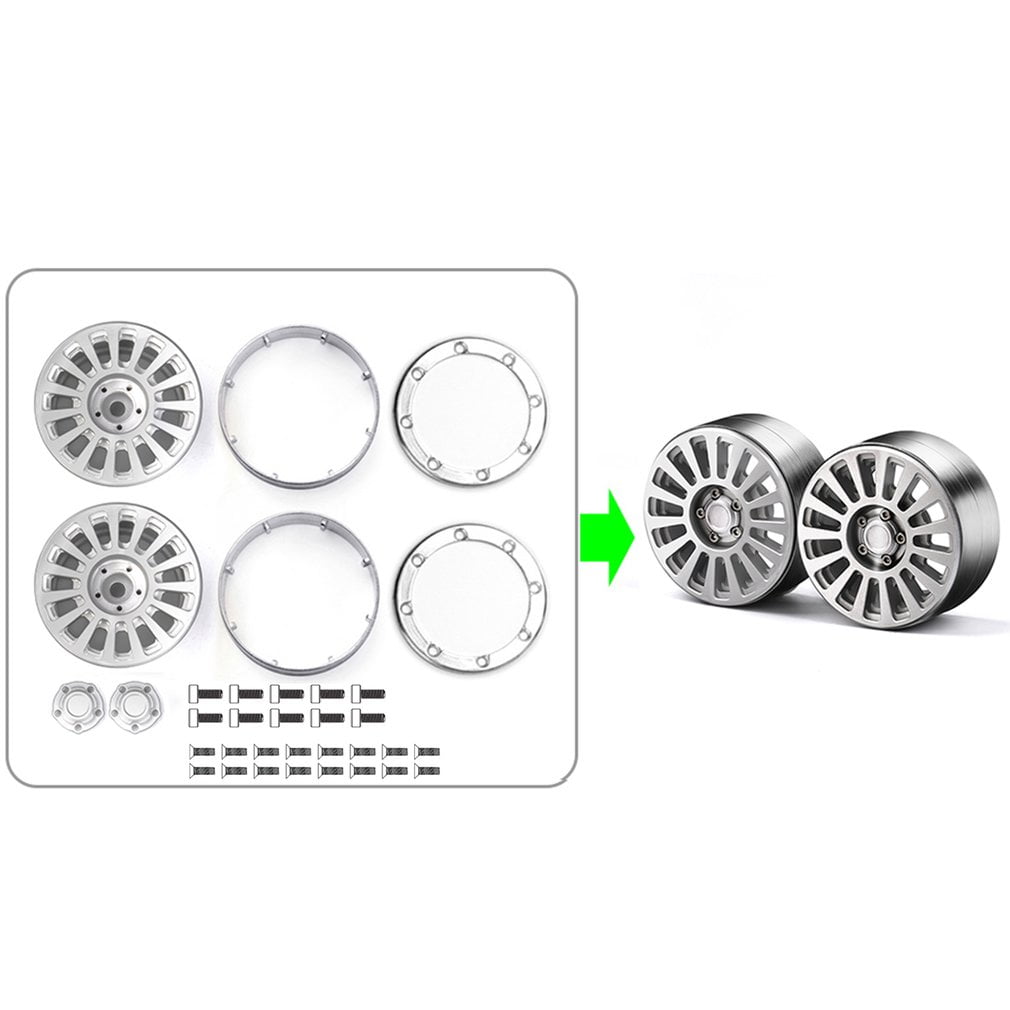 Joywa GRC 1.9 Inch Aluminum RC Crawler Wheel Rims 300 G138US Sturdy ...