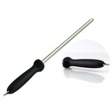 Knife Sharpening Rod Ceramic Knife Sharpener with ABS Handle Sharpener ...