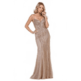 Women's Adora Design 3311 Strapless Beaded Long Fitted Bodycon Formal ...